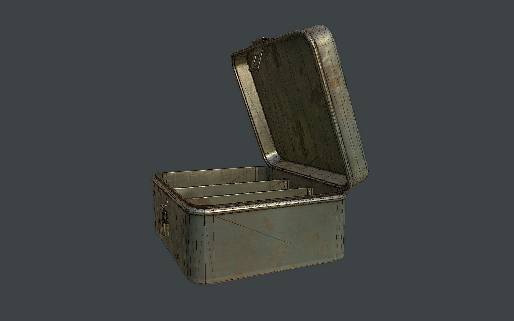 metal box 3d model