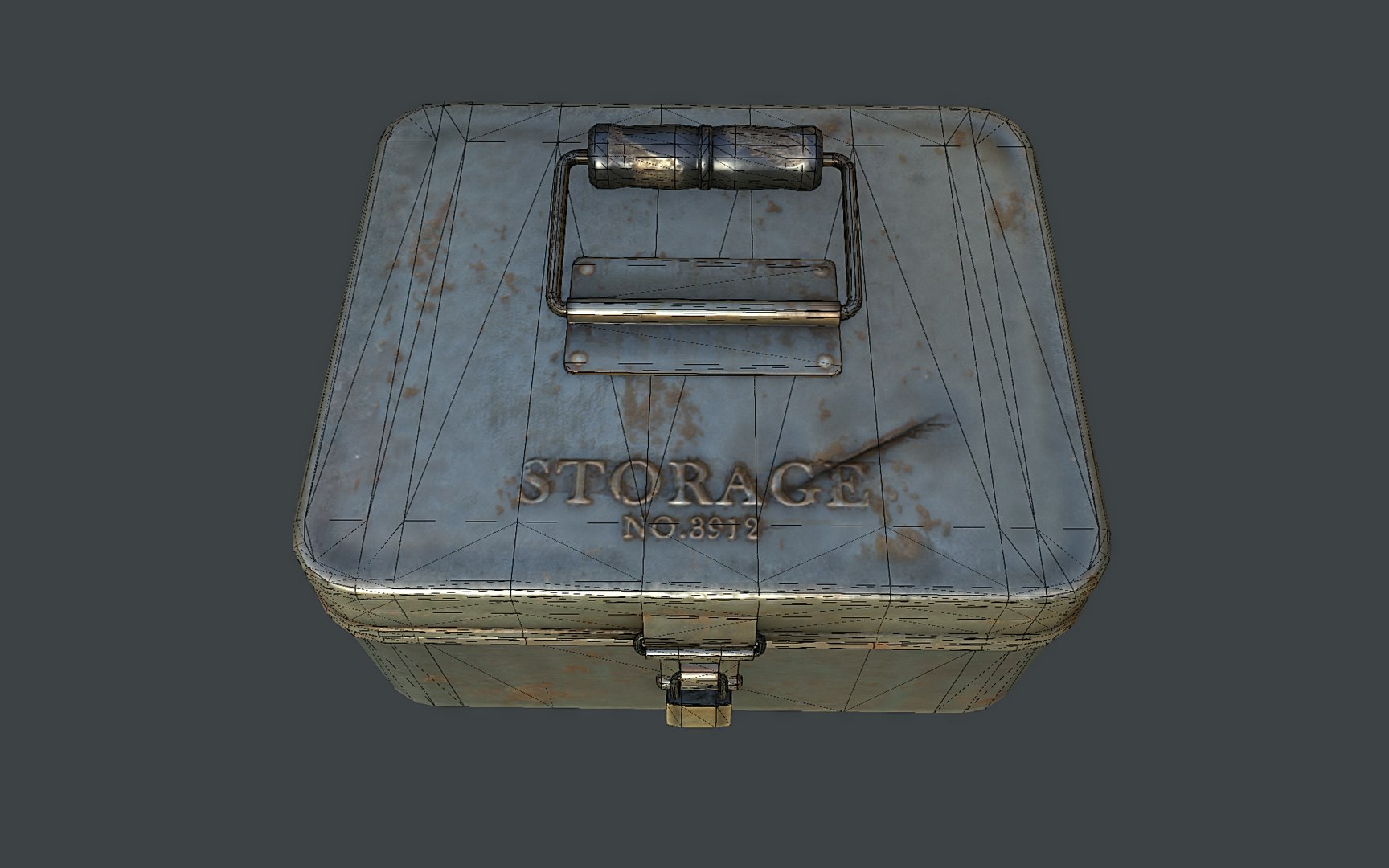 metal box 3d model