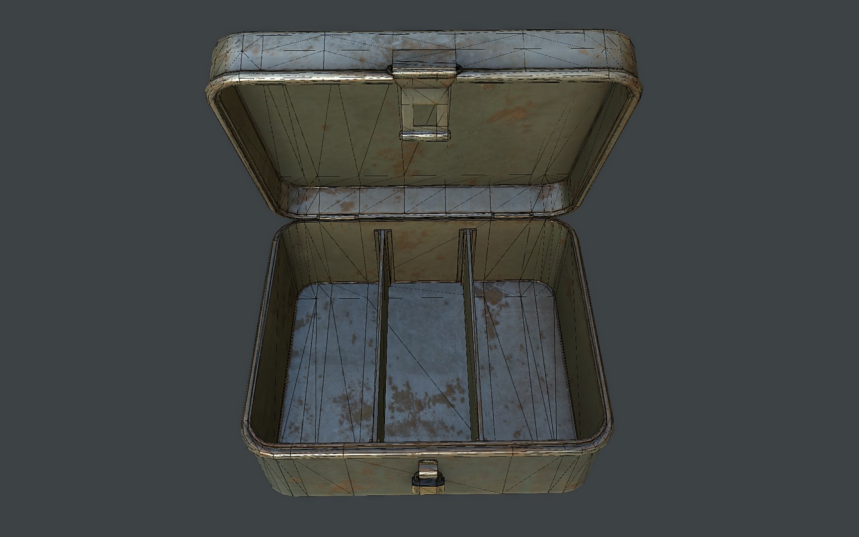 metal box 3d model