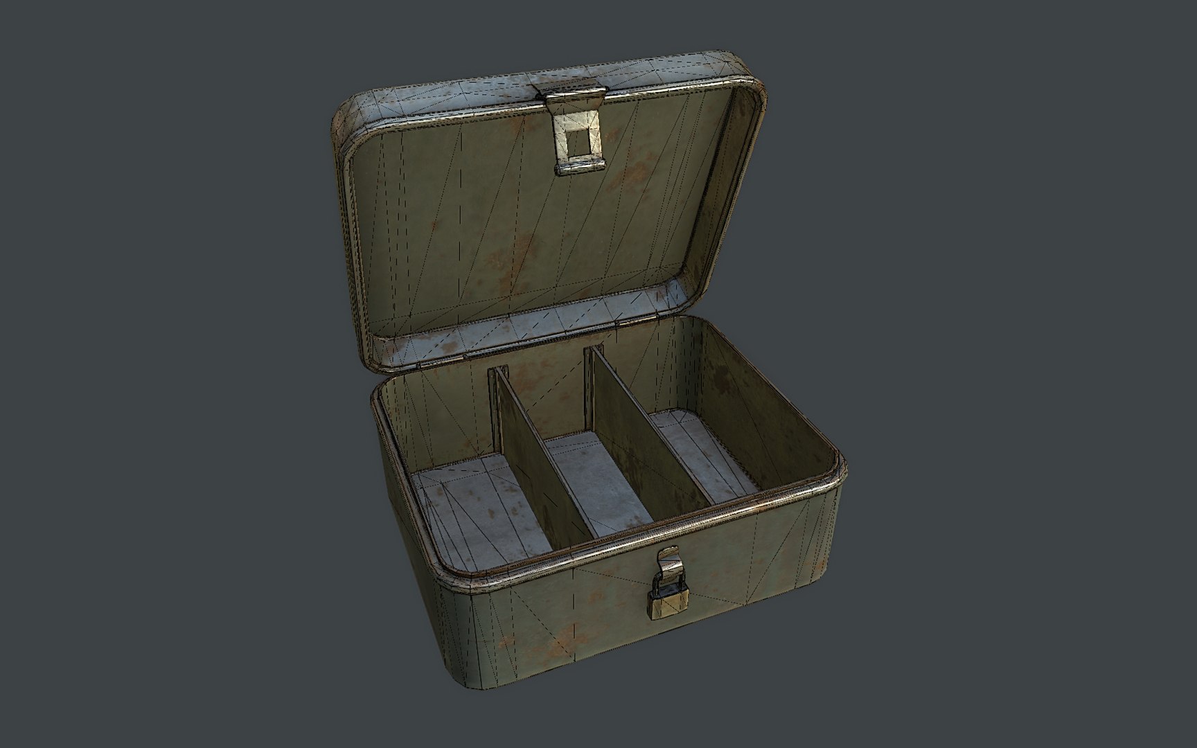 metal box 3d model