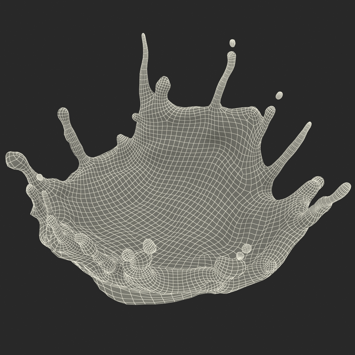 3ds max water splash