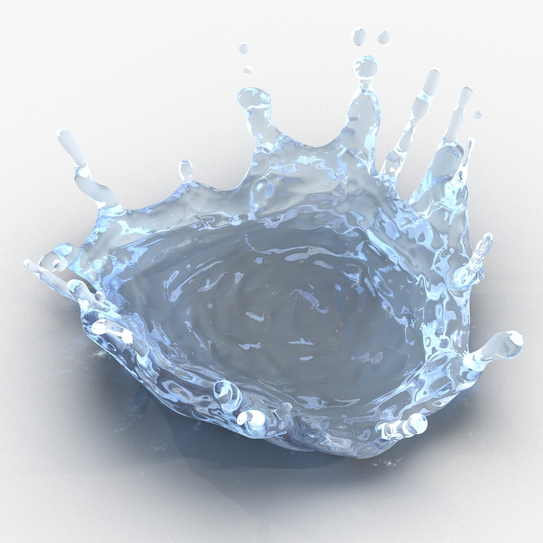3ds max water splash