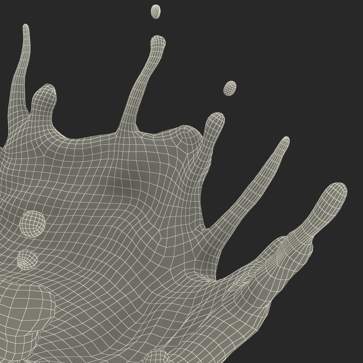 3ds max water splash