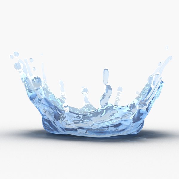 3ds max water splash