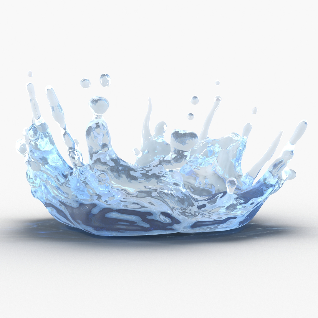 3ds max water splash