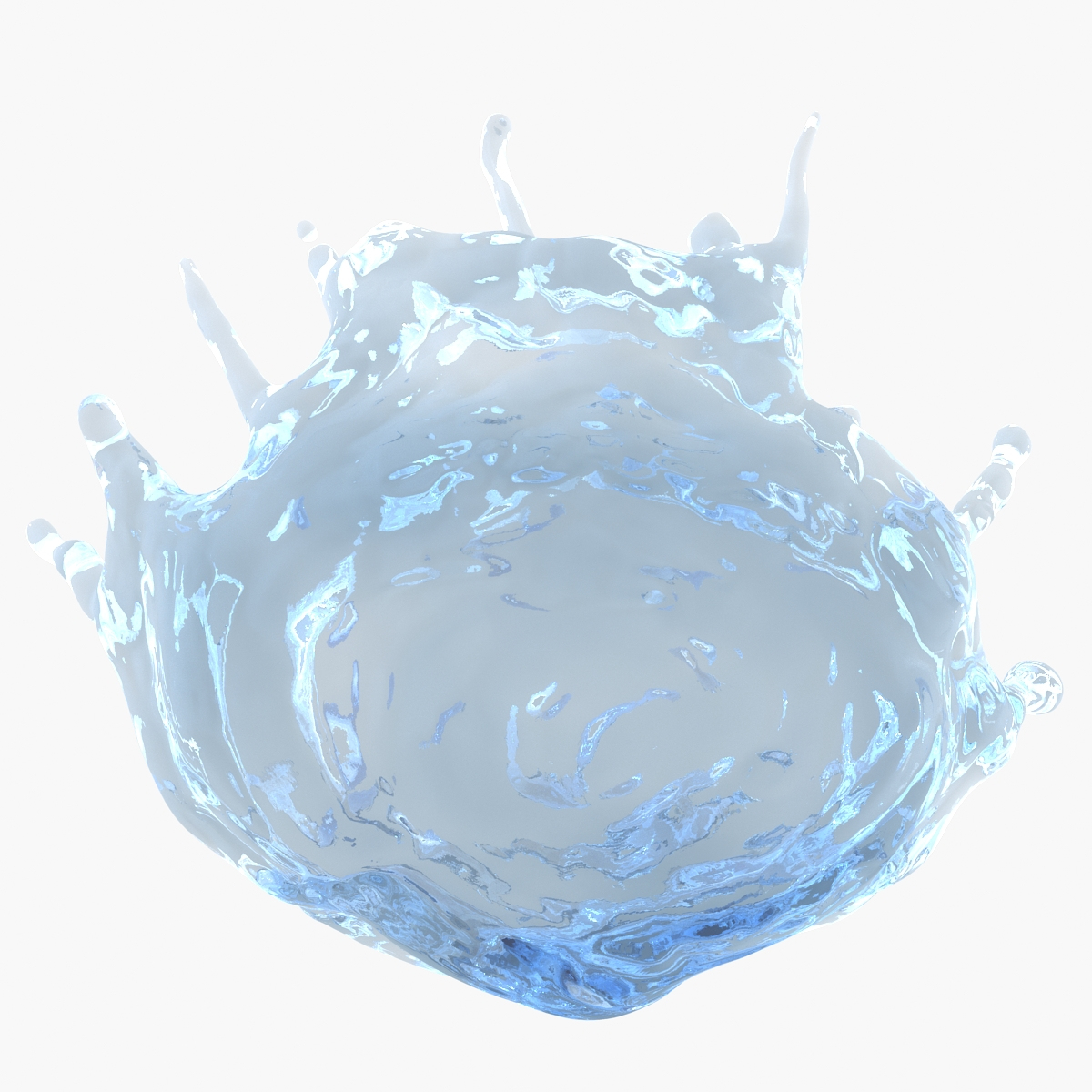 3ds max water splash