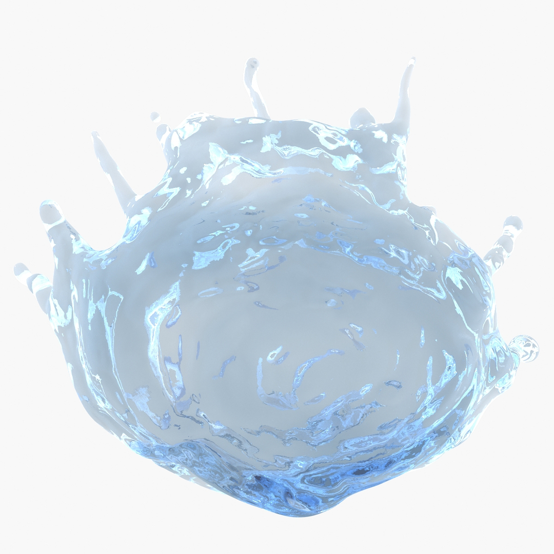 3ds max water splash