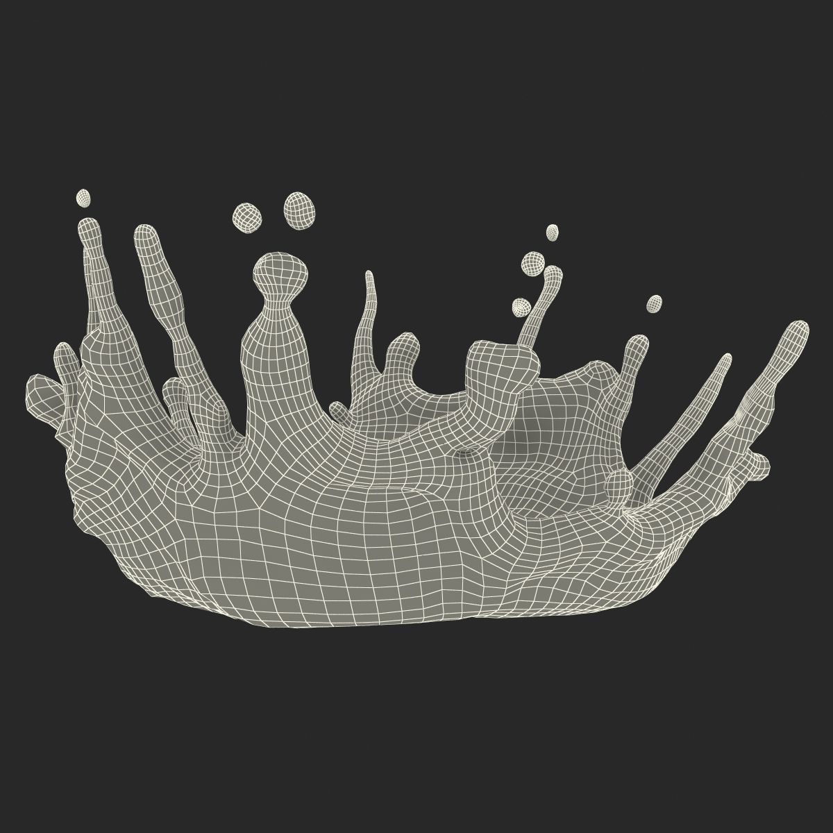 3ds max water splash