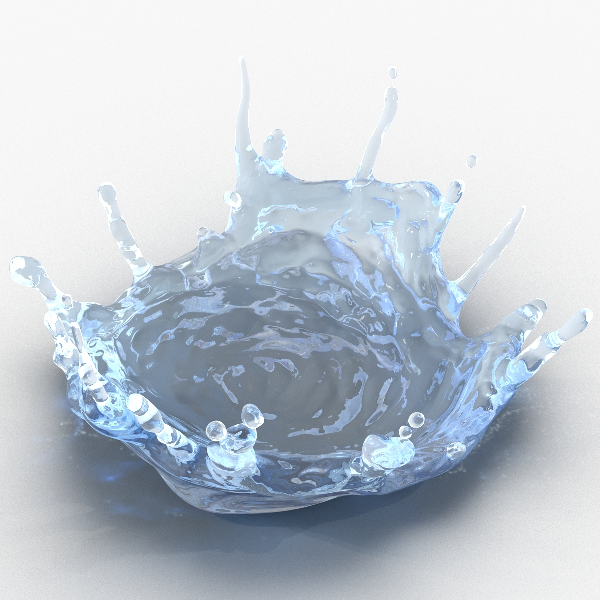 3ds max water splash