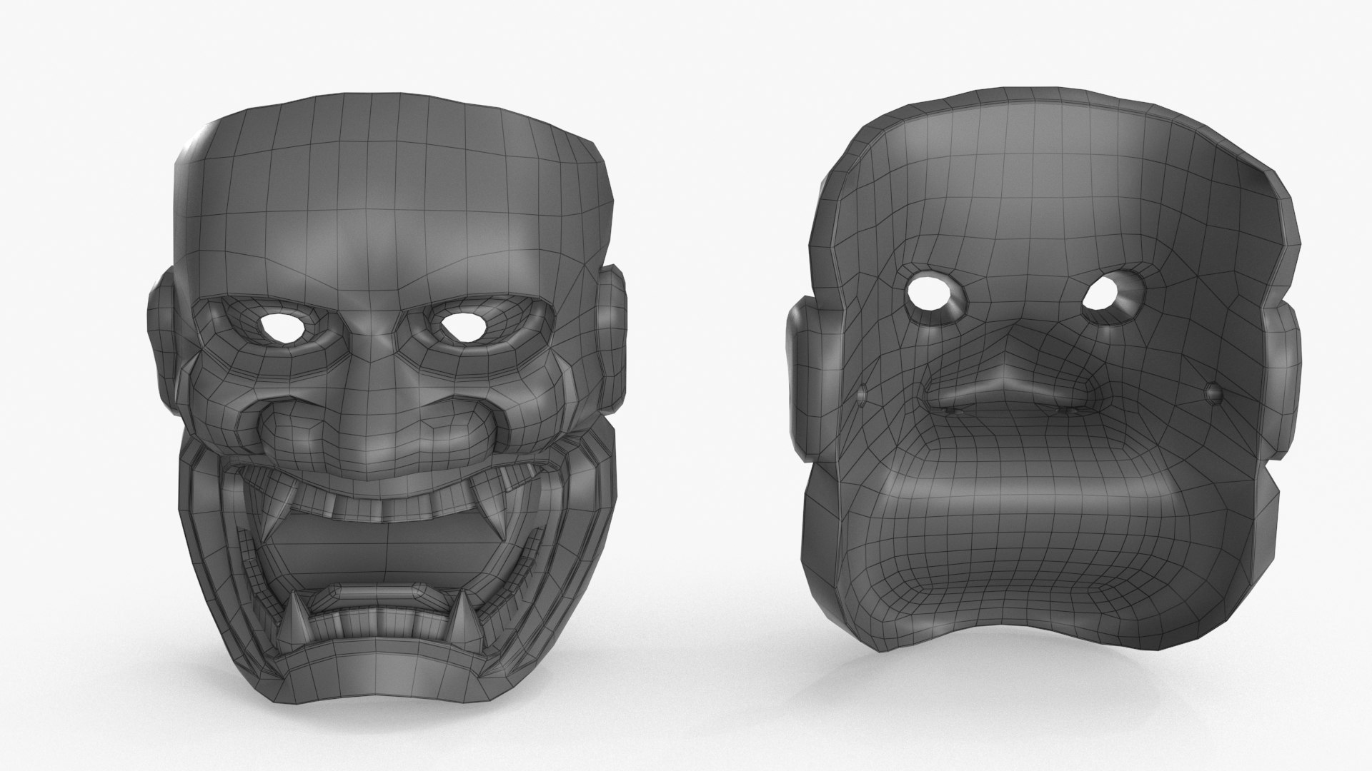Japanese Shishiguchi Mask 3D Model - TurboSquid 2039898