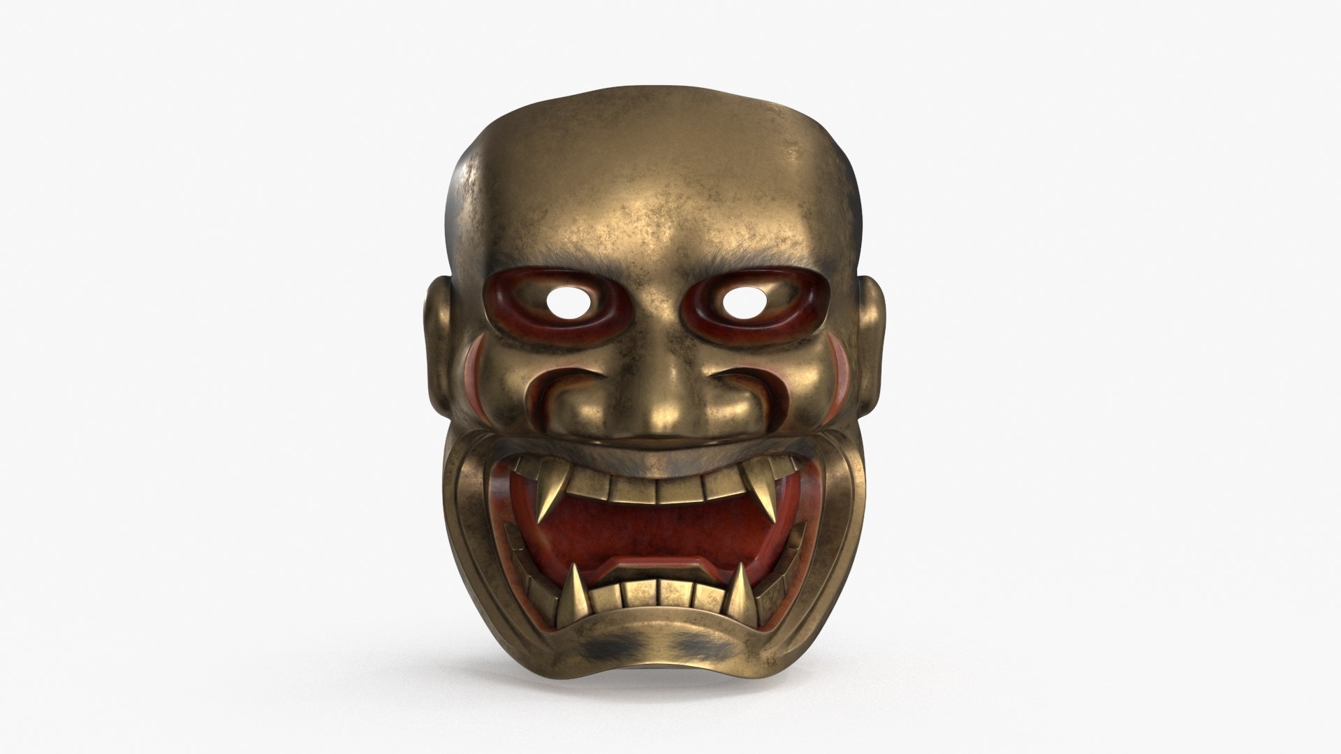 Japanese Shishiguchi Mask 3D Model - TurboSquid 2039898
