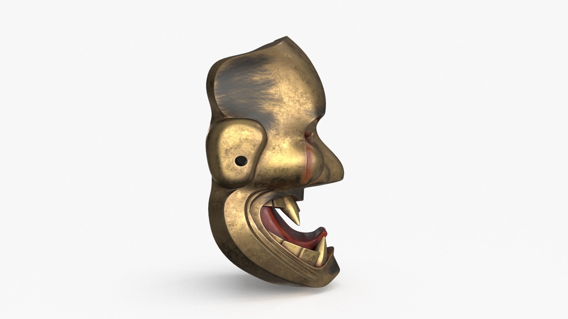 Japanese Shishiguchi Mask 3D Model - TurboSquid 2039898