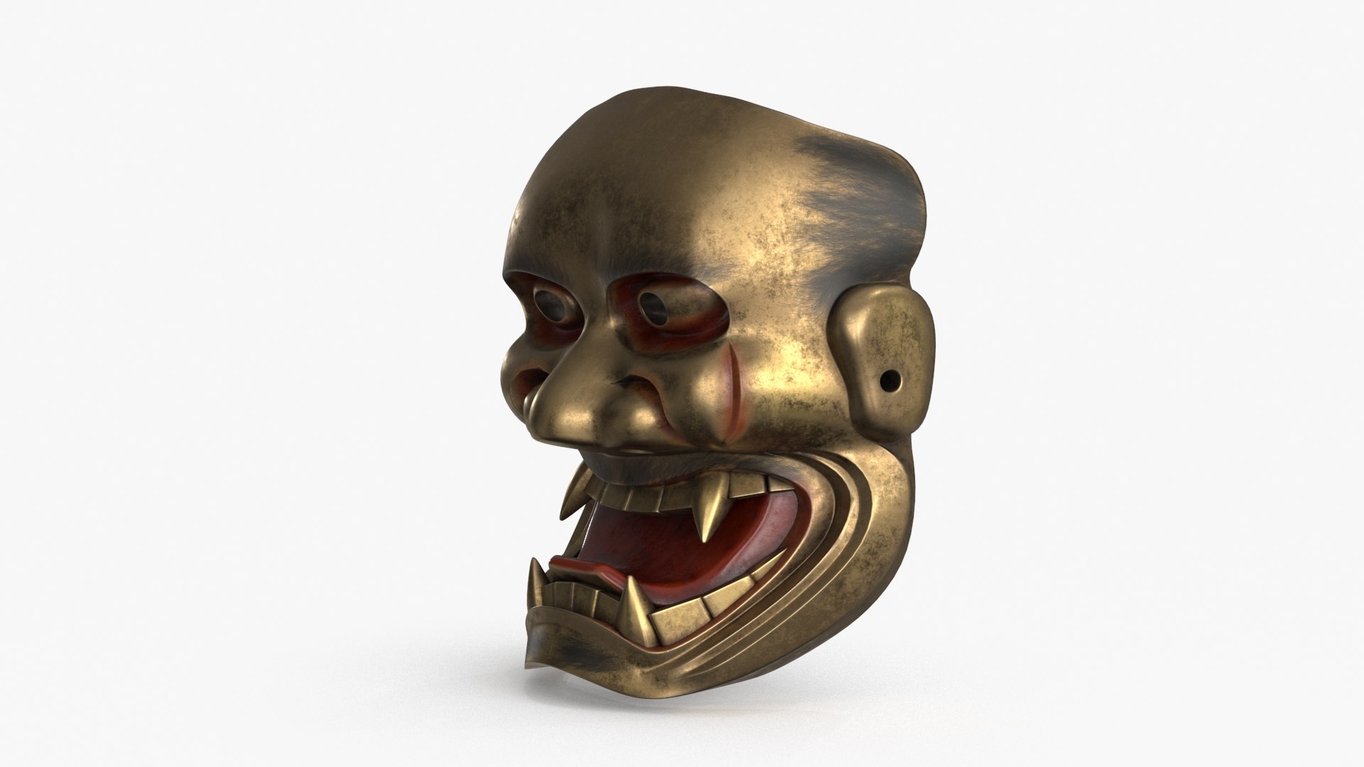 Japanese Shishiguchi Mask 3D Model - TurboSquid 2039898