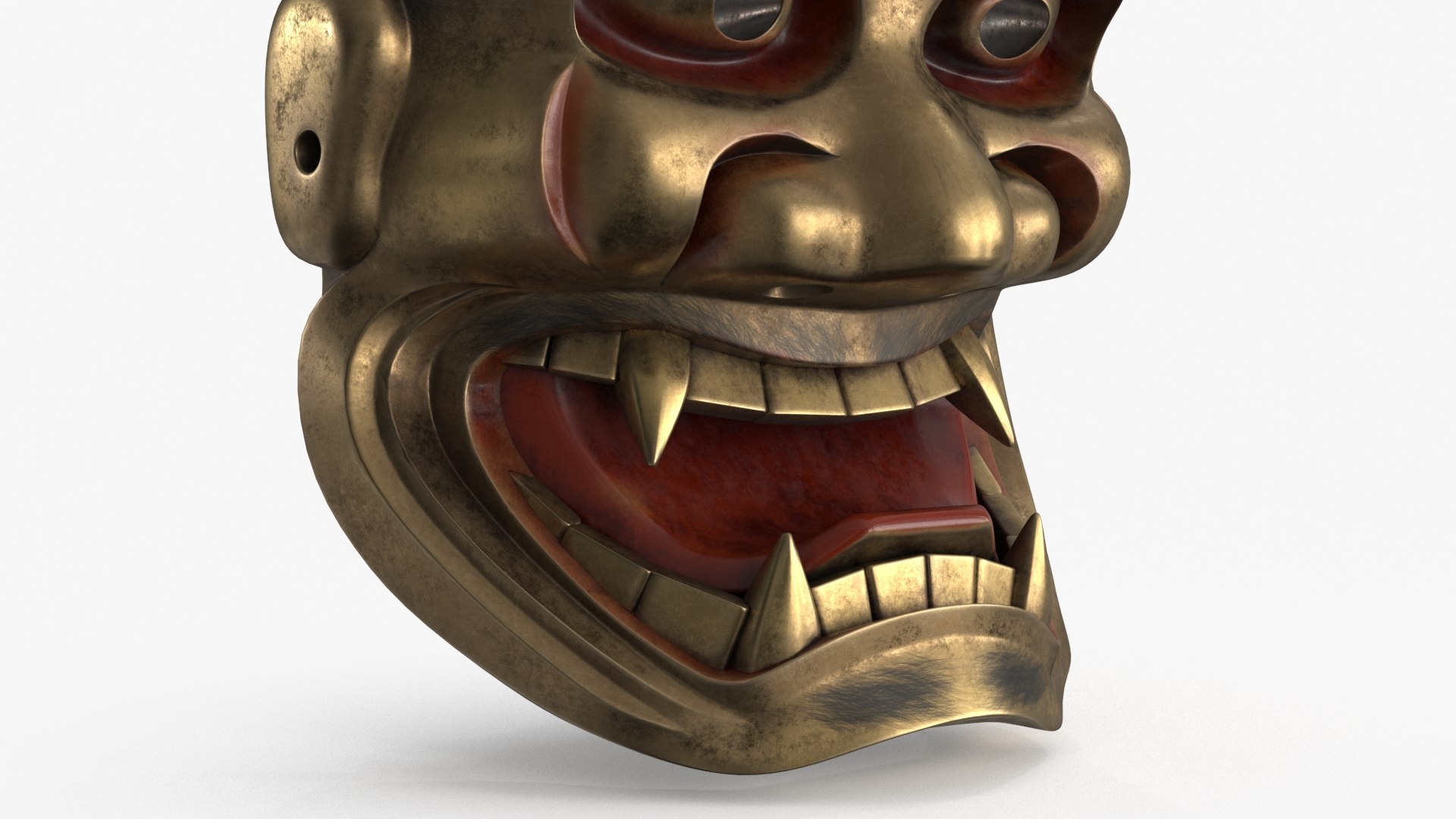 Japanese Shishiguchi Mask 3D Model - TurboSquid 2039898