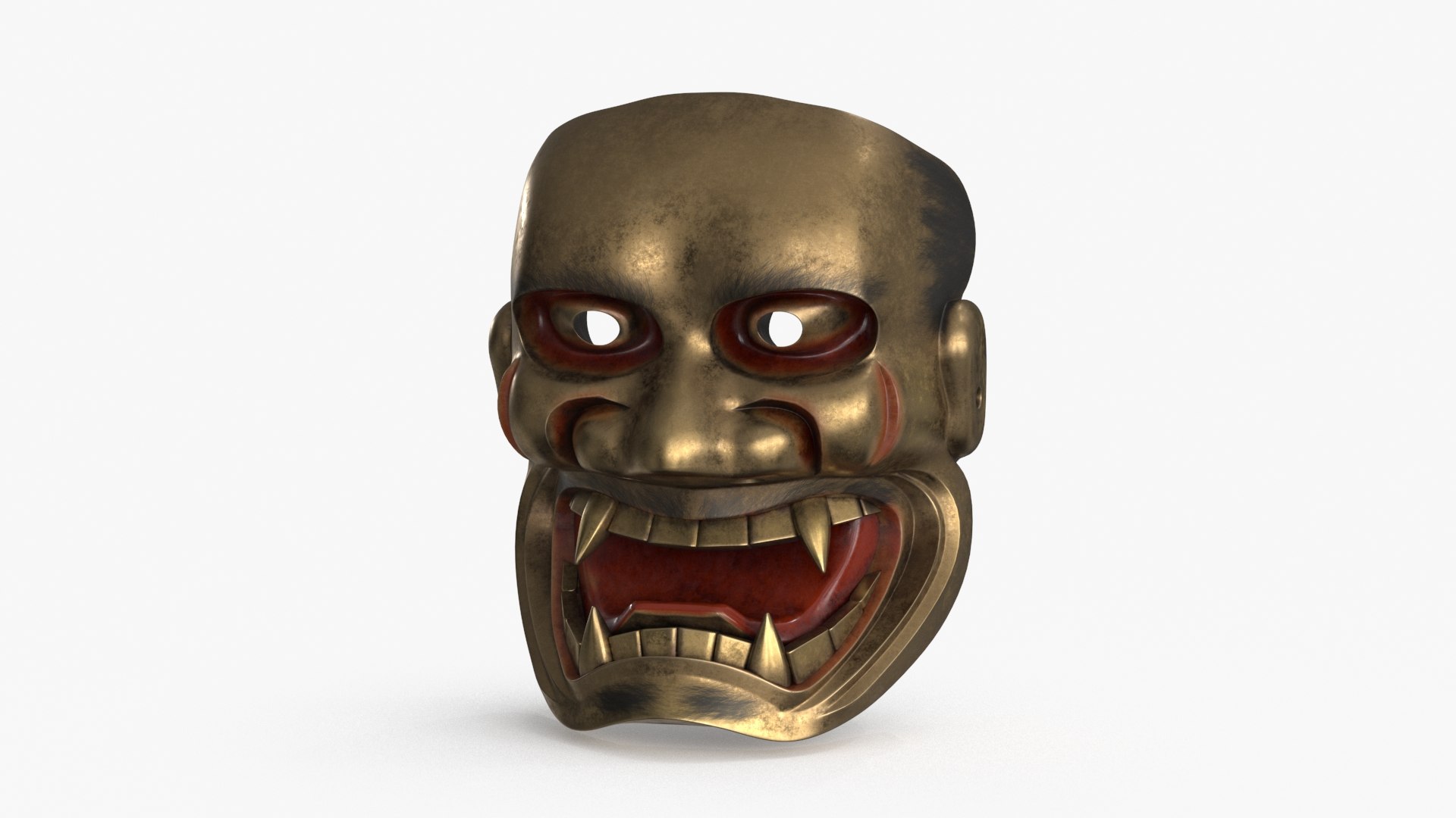 Japanese Shishiguchi Mask 3D Model - TurboSquid 2039898