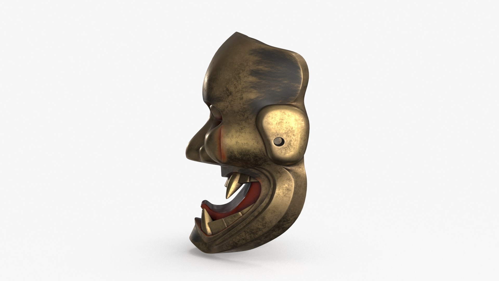Japanese Shishiguchi Mask 3D Model - TurboSquid 2039898