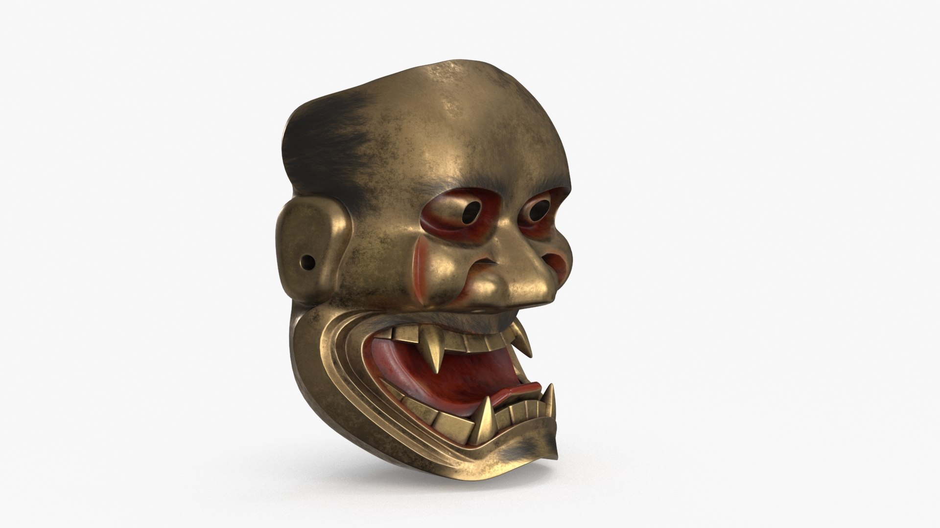 Japanese Shishiguchi Mask 3D Model - TurboSquid 2039898