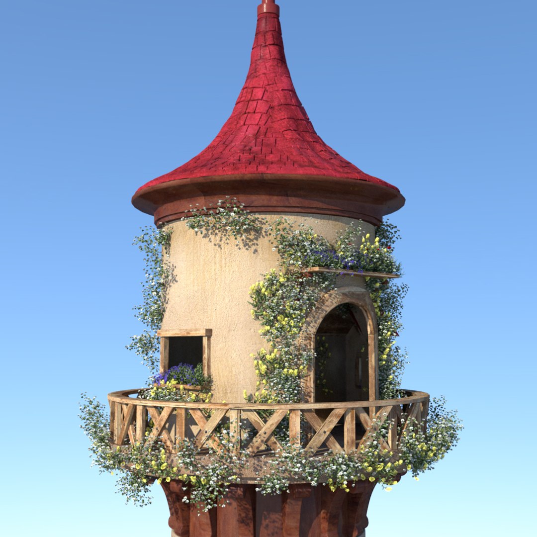 3D Tower Cartoon Fairy | 1146681 | TurboSquid