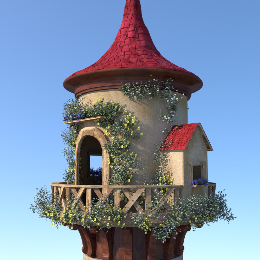3D Tower Cartoon Fairy | 1146681 | TurboSquid
