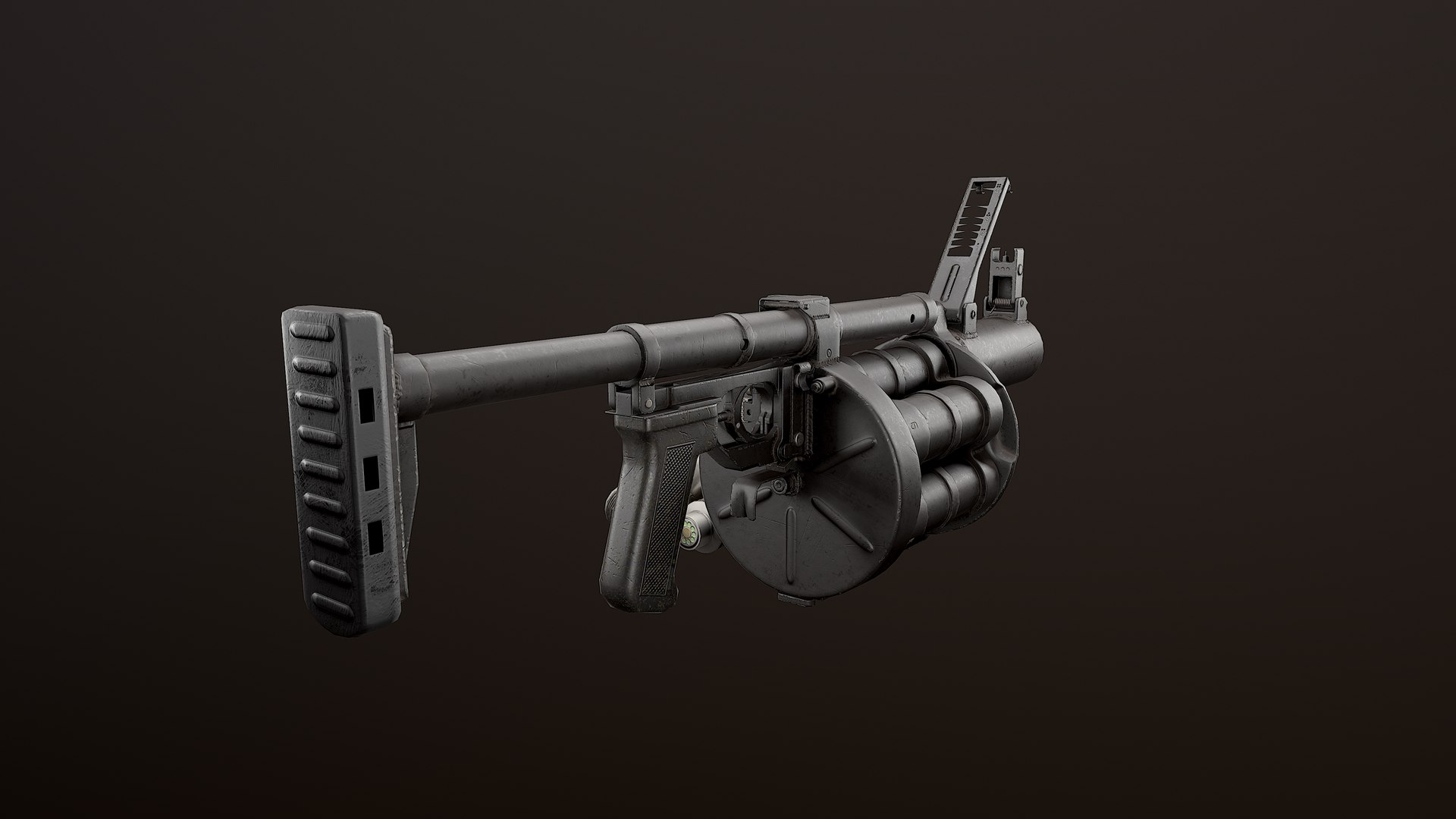 Grenade Launcher 3D Model - TurboSquid 1378384