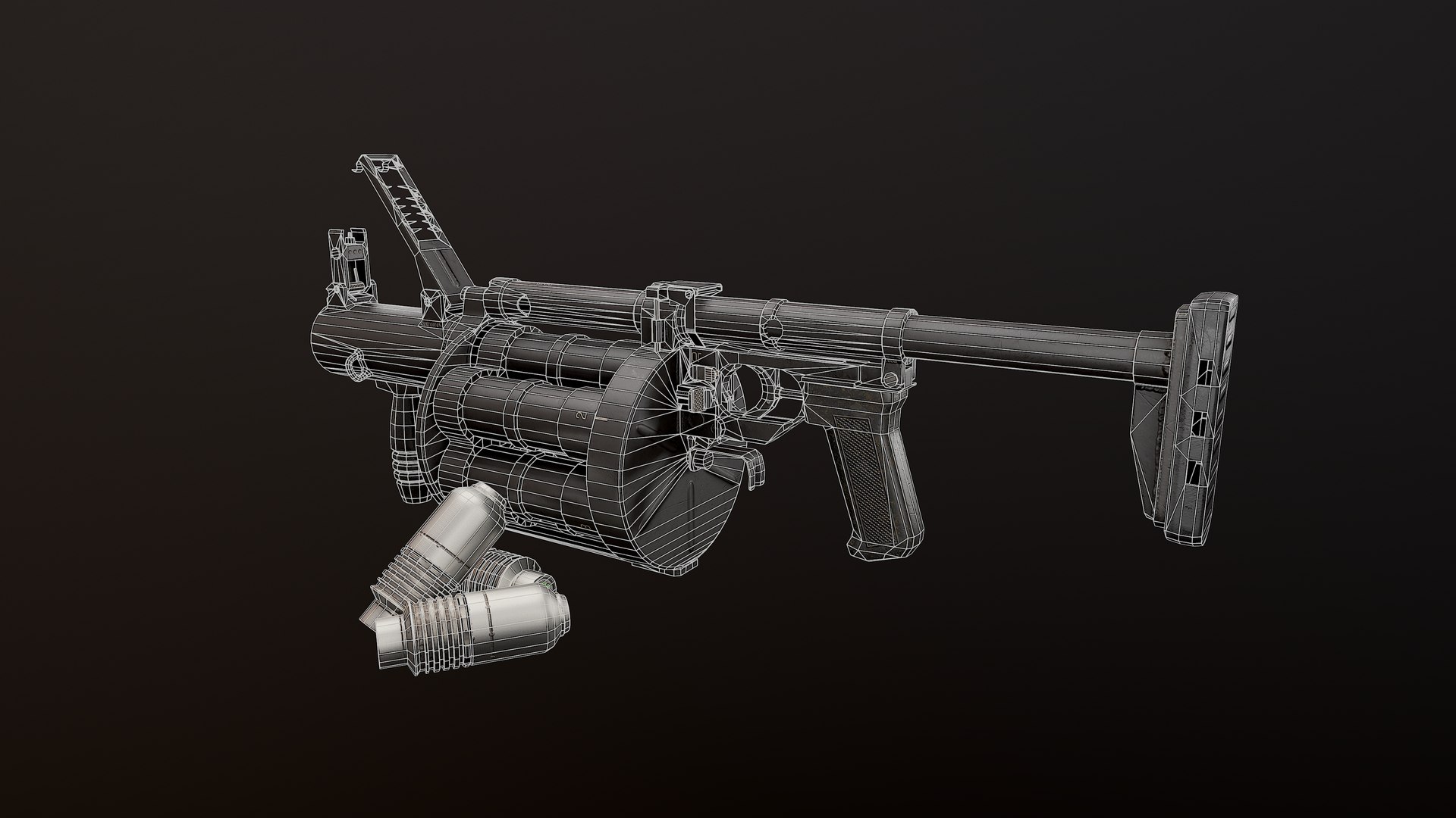 Grenade Launcher 3D Model - TurboSquid 1378384