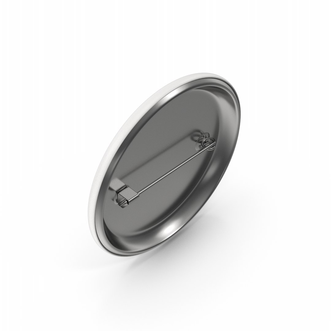 3D Round Button Badge - TurboSquid 2021967
