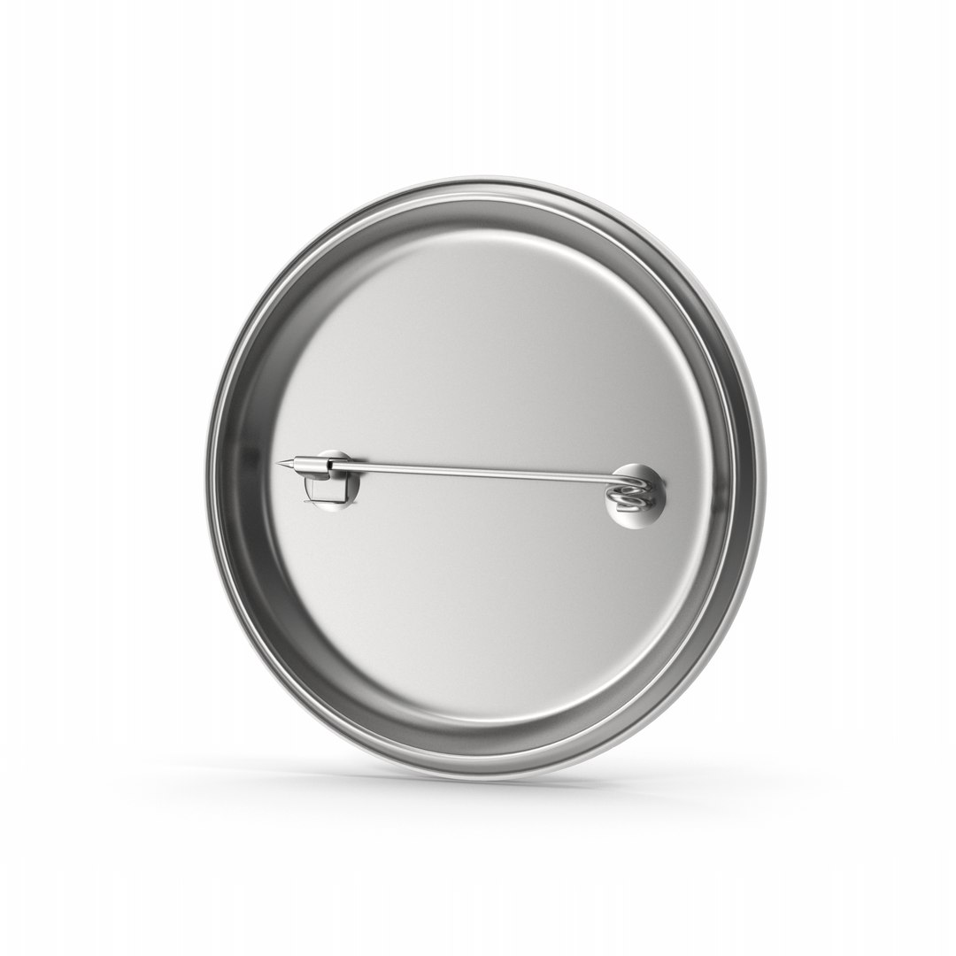 3D Round Button Badge - TurboSquid 2021967