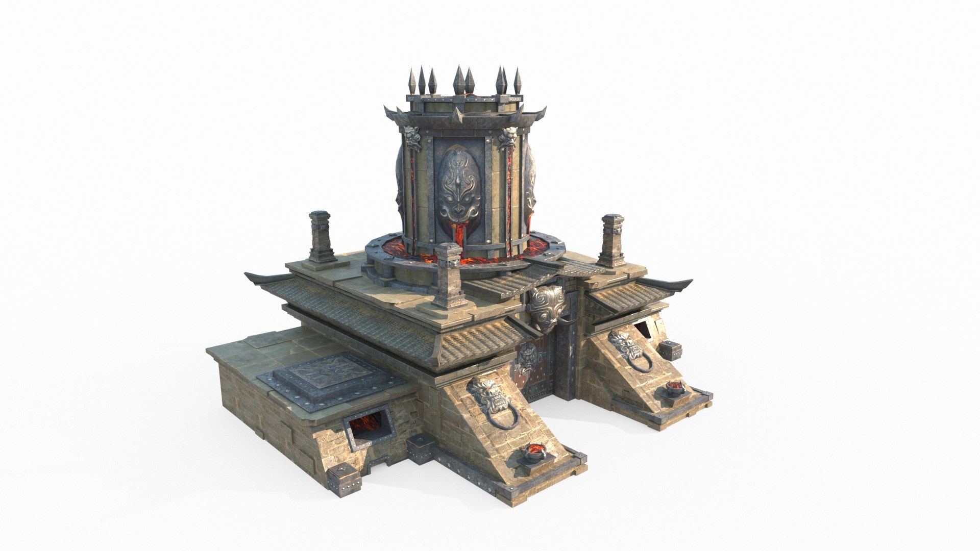 3D Ancient Mysterious Smelting Furnace - TurboSquid 2086964