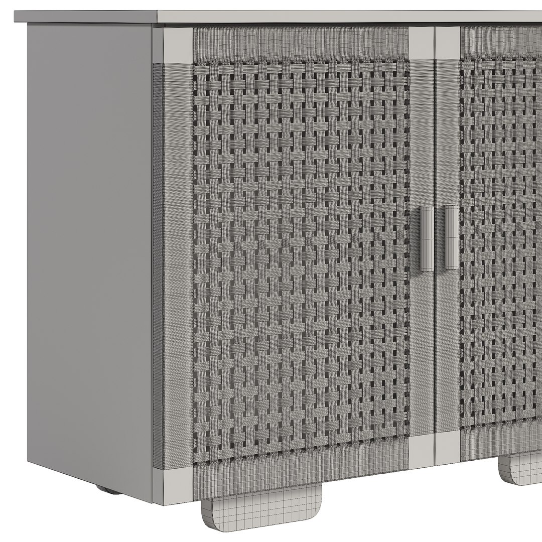 3D Atta Avenue Accent Cabinet - TurboSquid 2421305