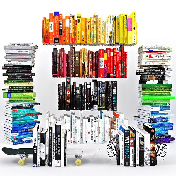 80 magazines 3d model