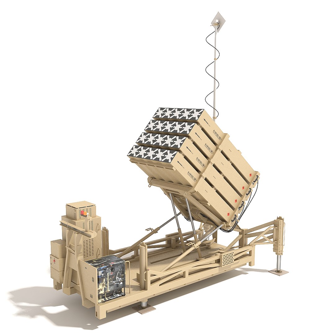 3d model of iron dome