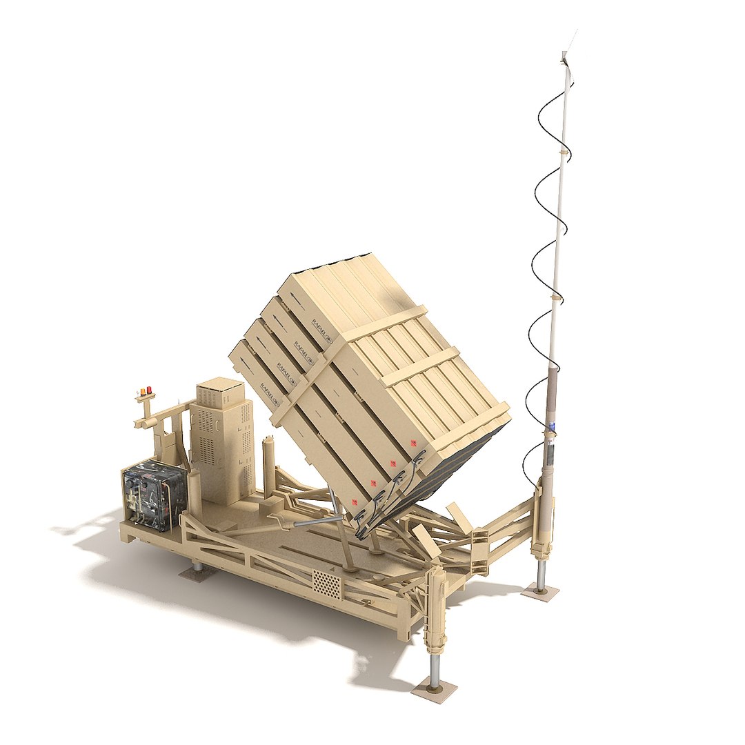 3d model of iron dome