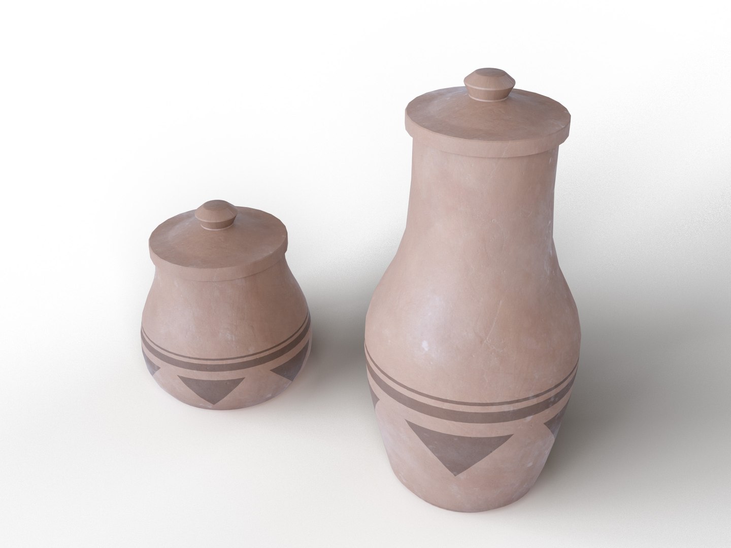 3D Model Decoration Clay Jar - TurboSquid 1544776