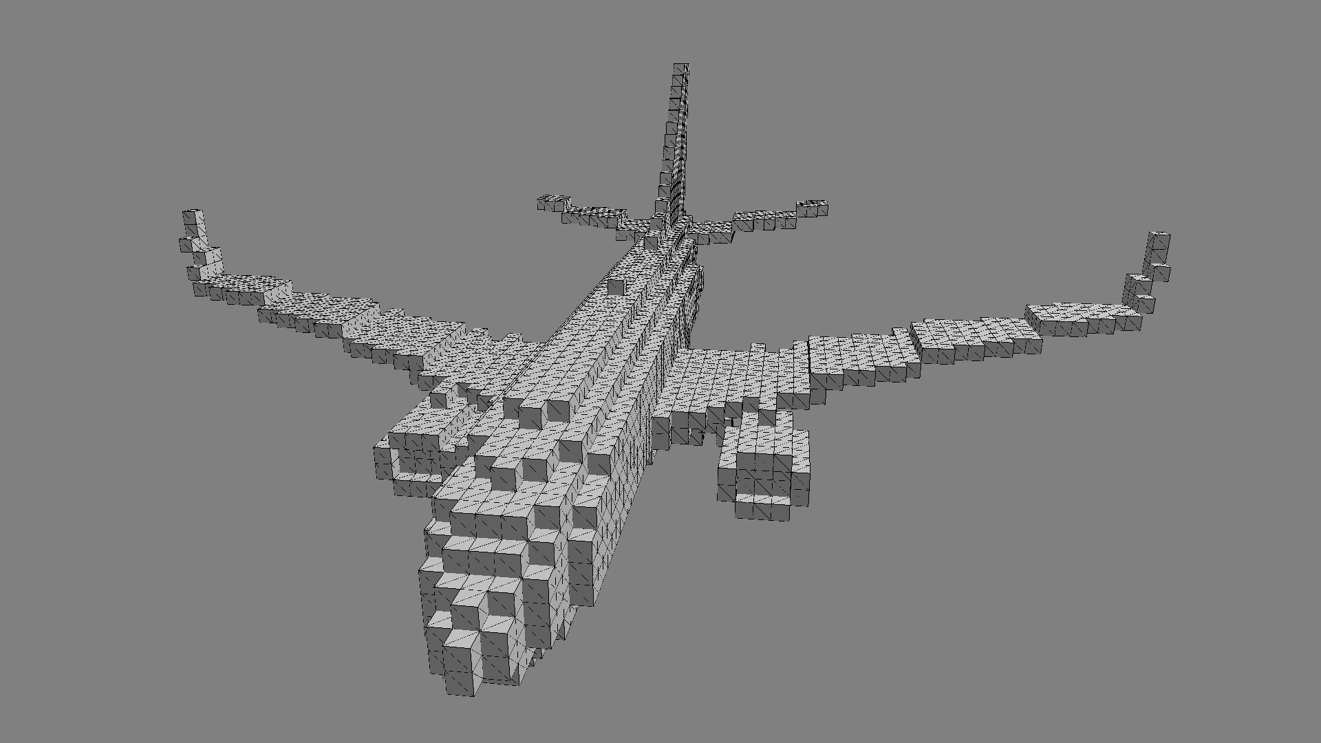 Boeing 737 Pixelated Model - TurboSquid 1912961