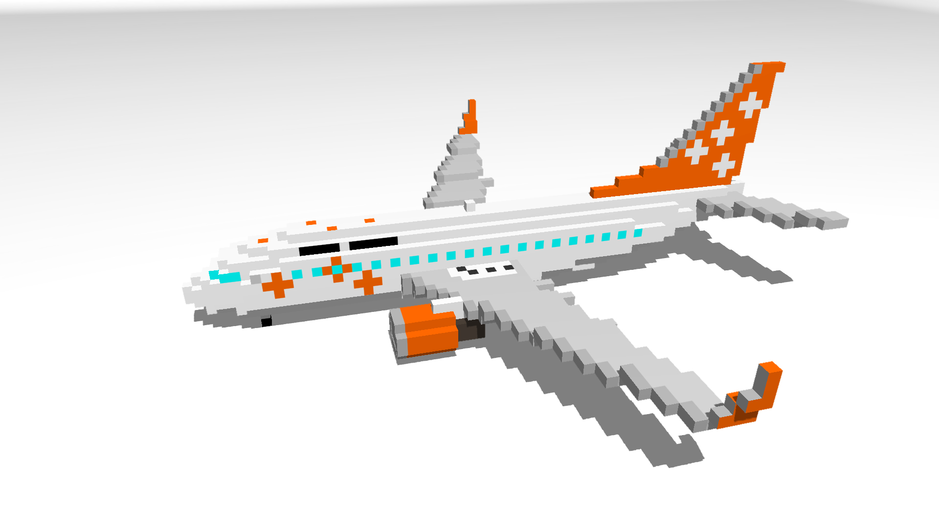Boeing 737 Pixelated Model - TurboSquid 1912961