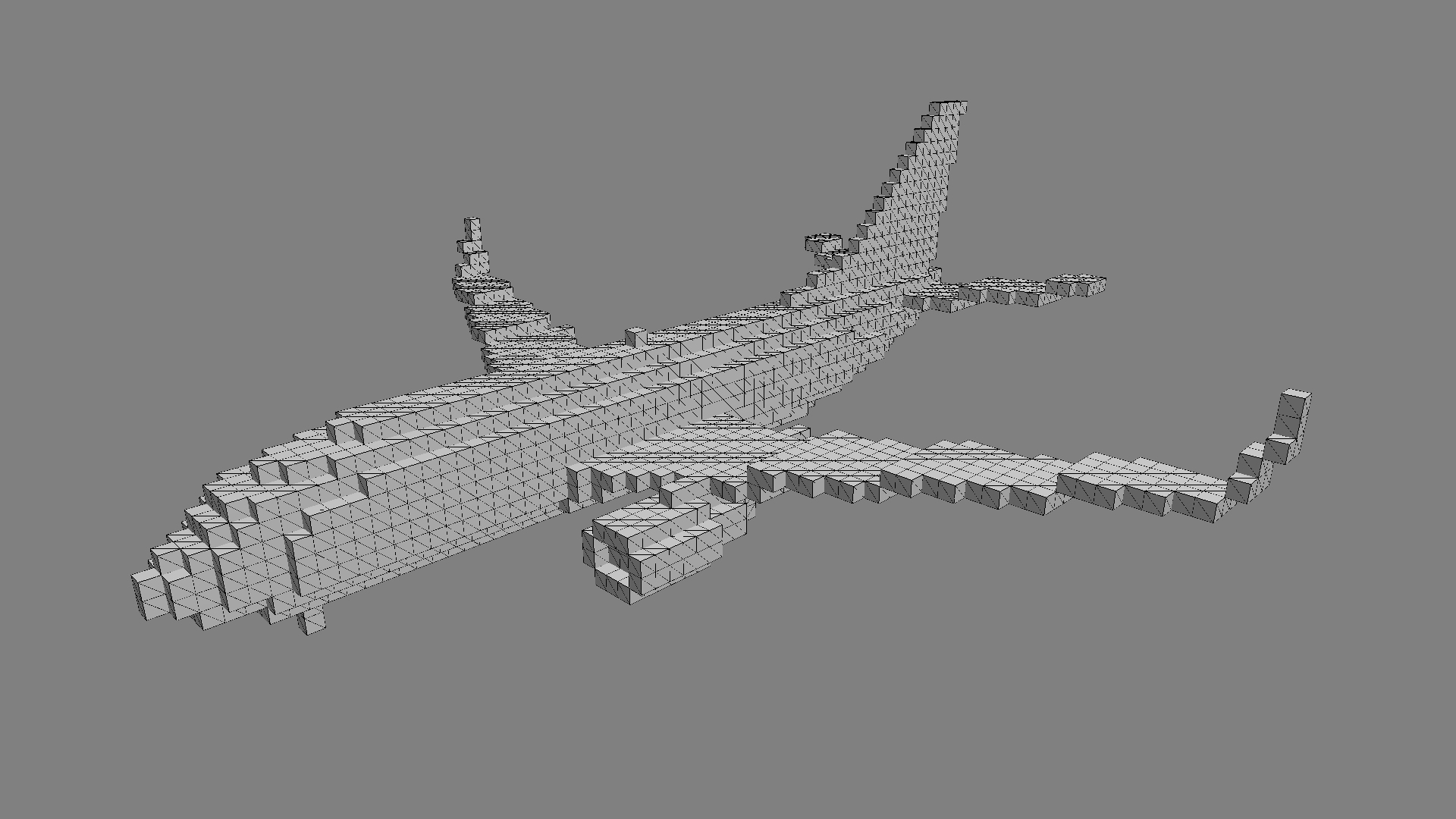 modelo 3d Boeing 737 pixelated - TurboSquid 1912961