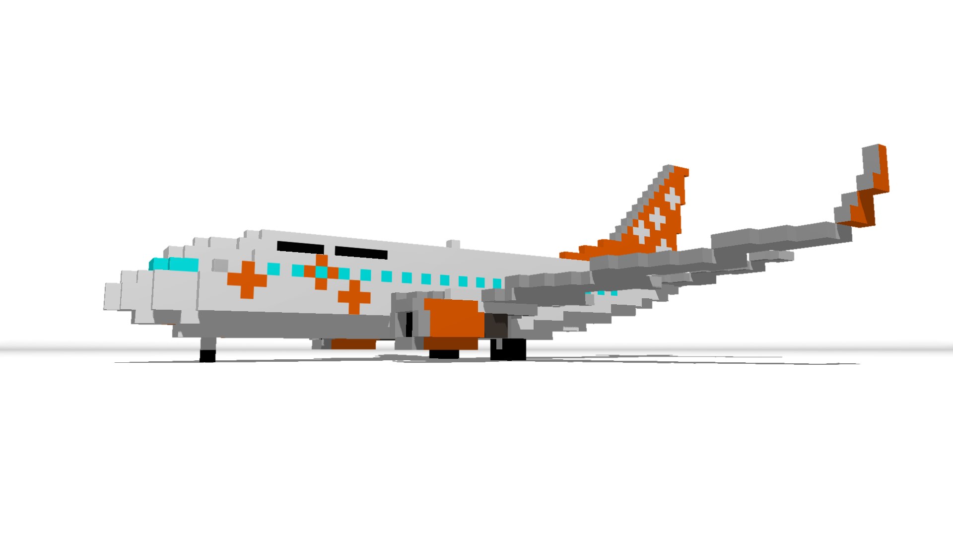 Boeing 737 Pixelated Model - TurboSquid 1912961