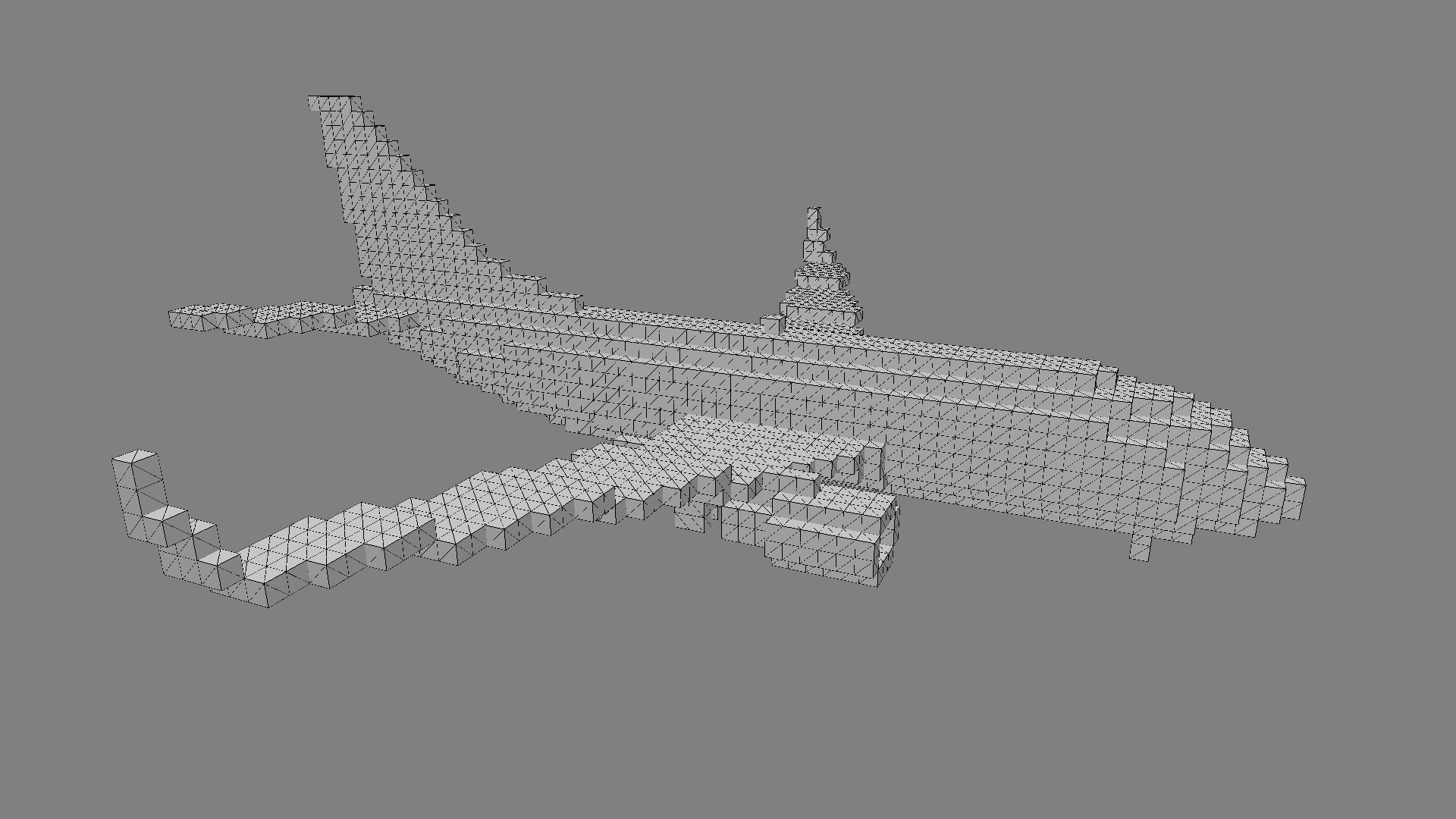 Boeing 737 Pixelated Model - TurboSquid 1912961
