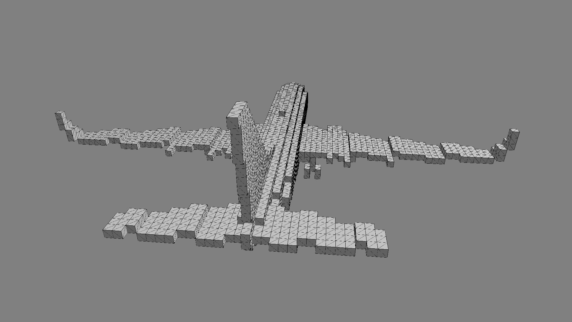 Boeing 737 Pixelated Model - TurboSquid 1912961