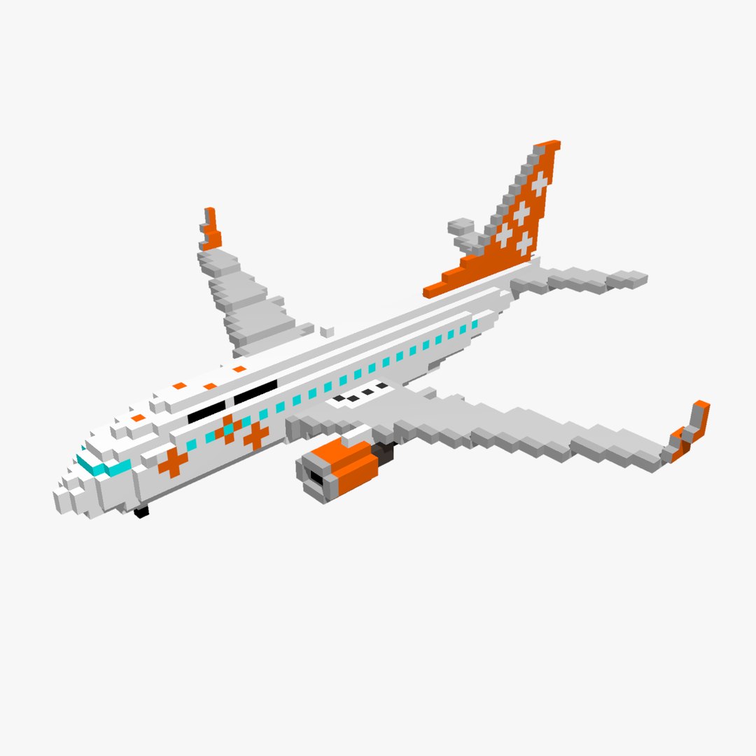 Boeing 737 pixelated model - TurboSquid 1912961