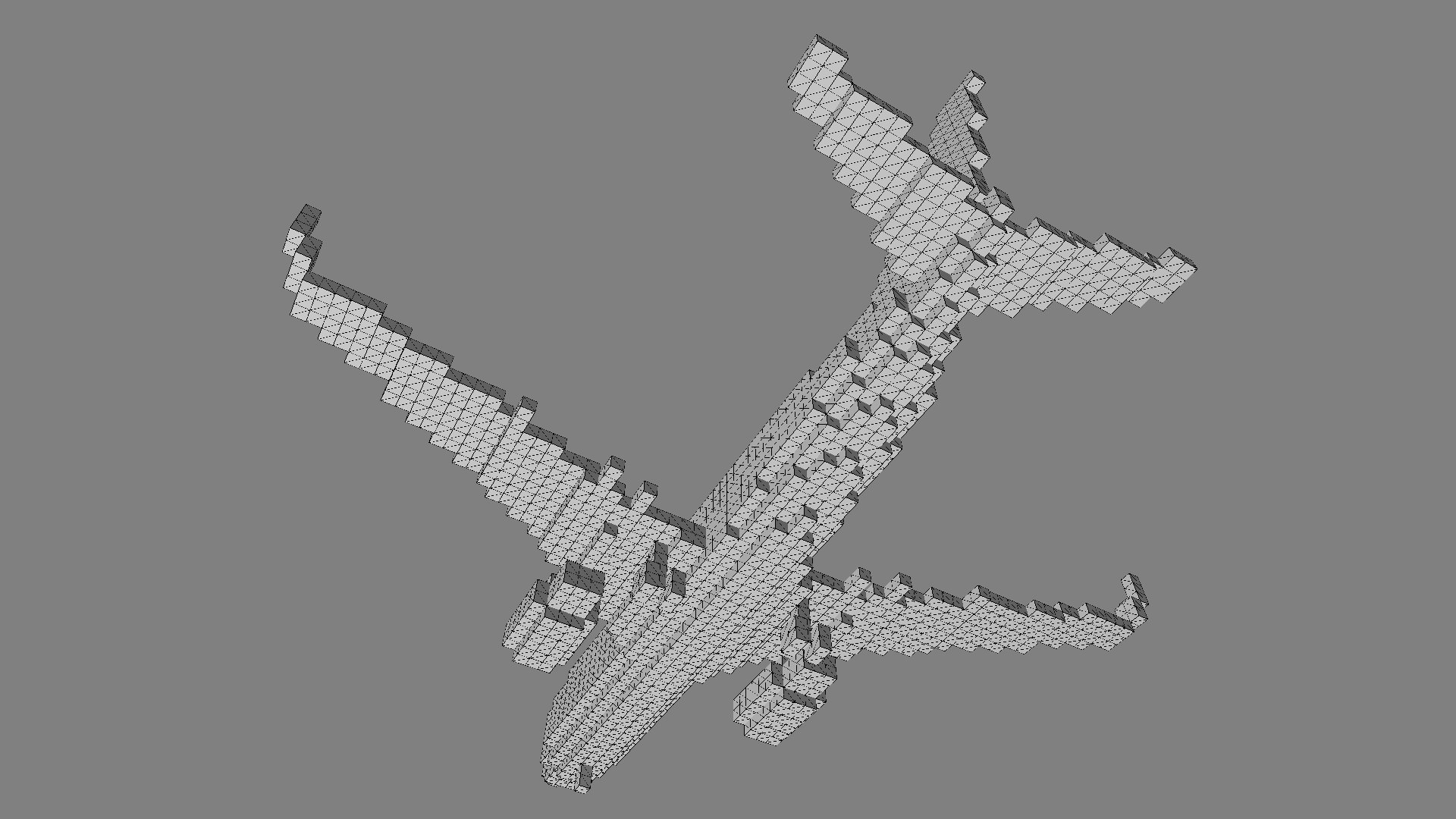 Boeing 737 Pixelated Model - TurboSquid 1912961