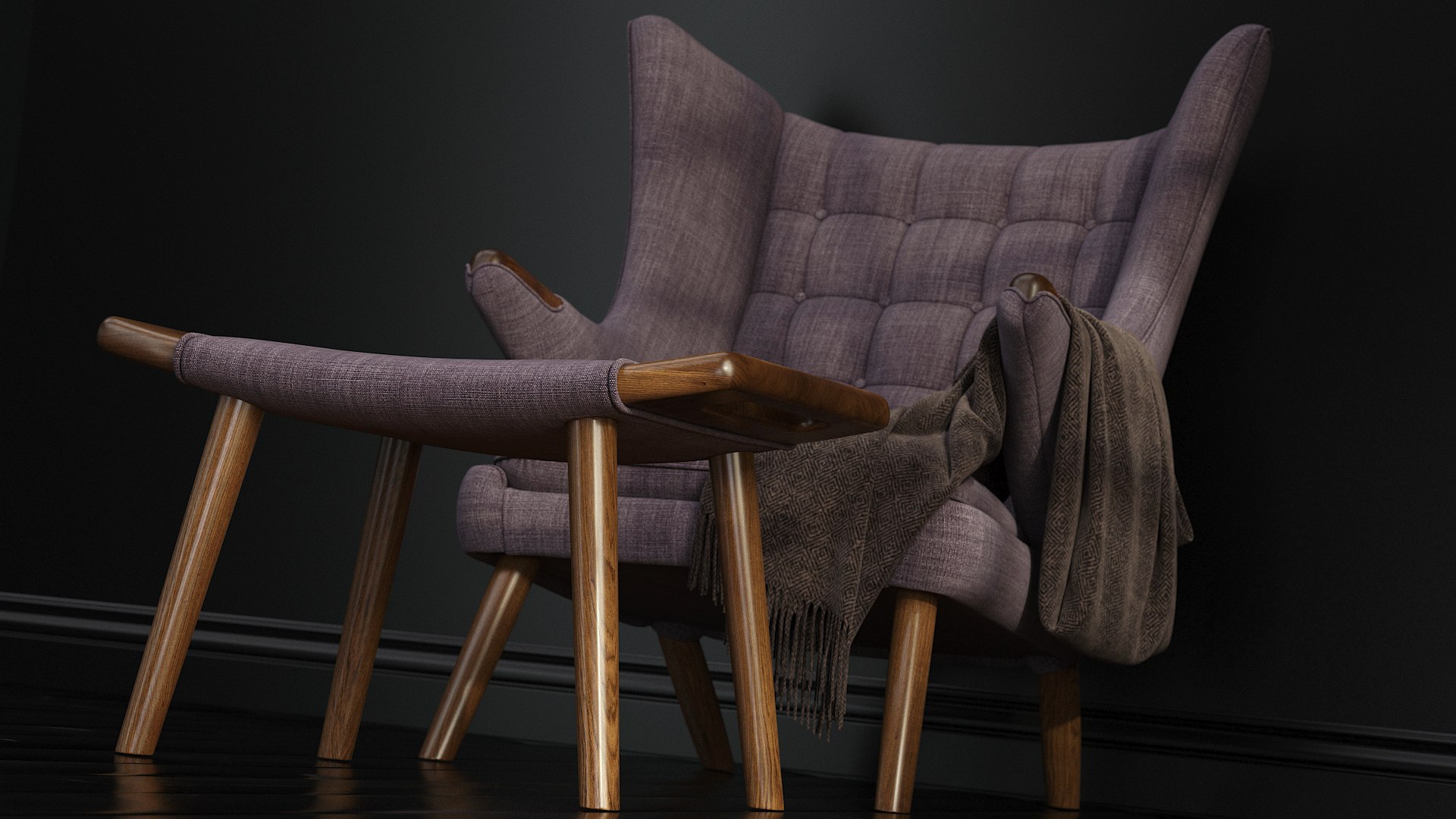 3D Model Papa Bear Chair - TurboSquid 1953384