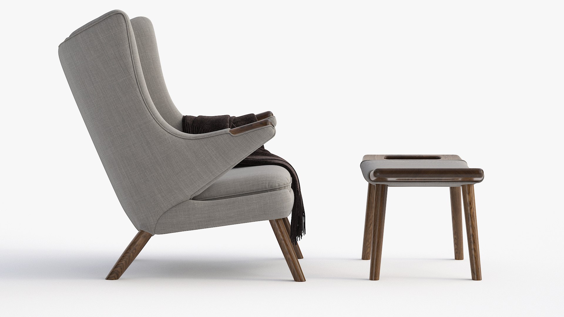 3D Model Papa Bear Chair - TurboSquid 1953384