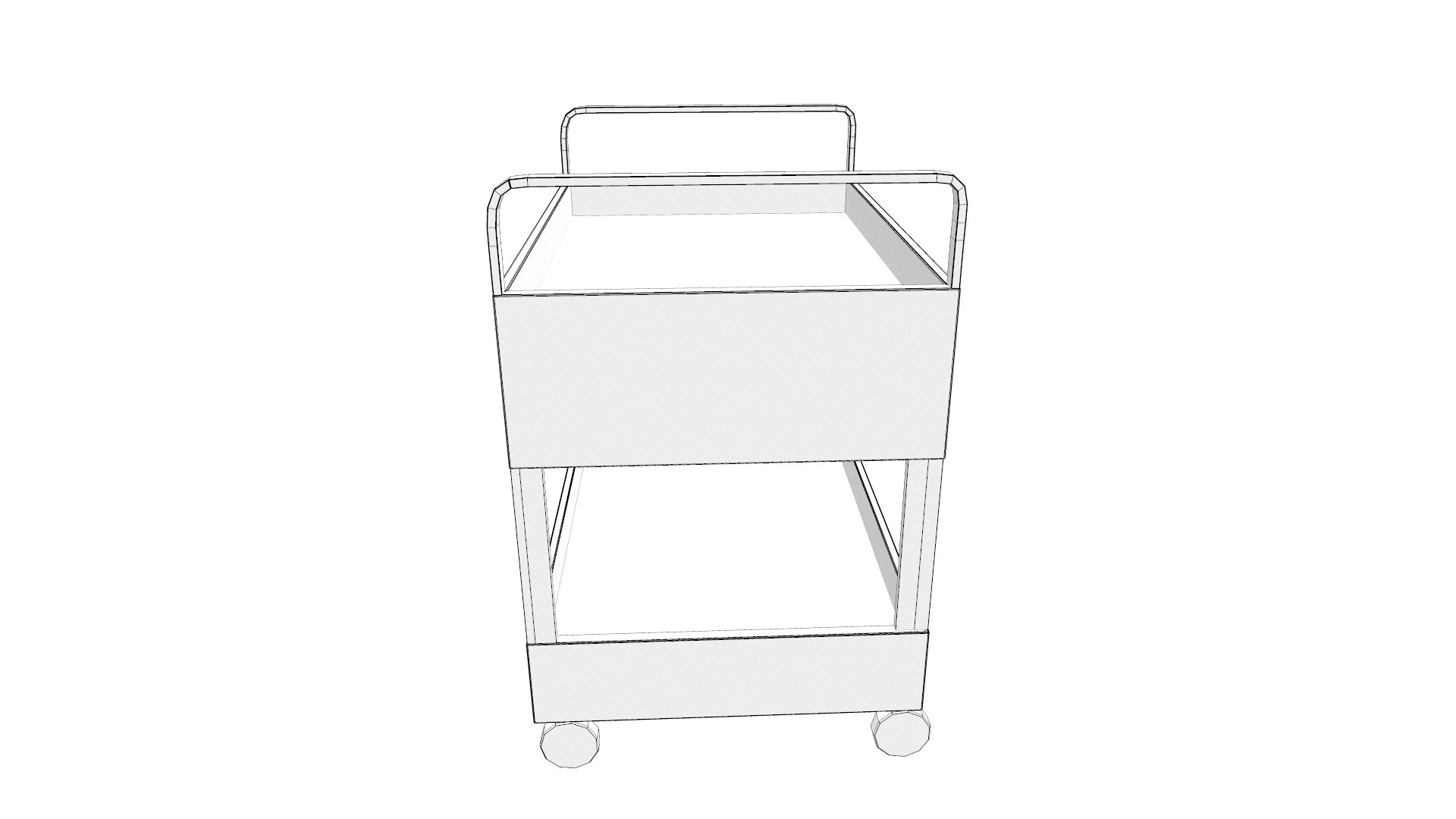 3D Model Orange Table - TurboSquid 2139271