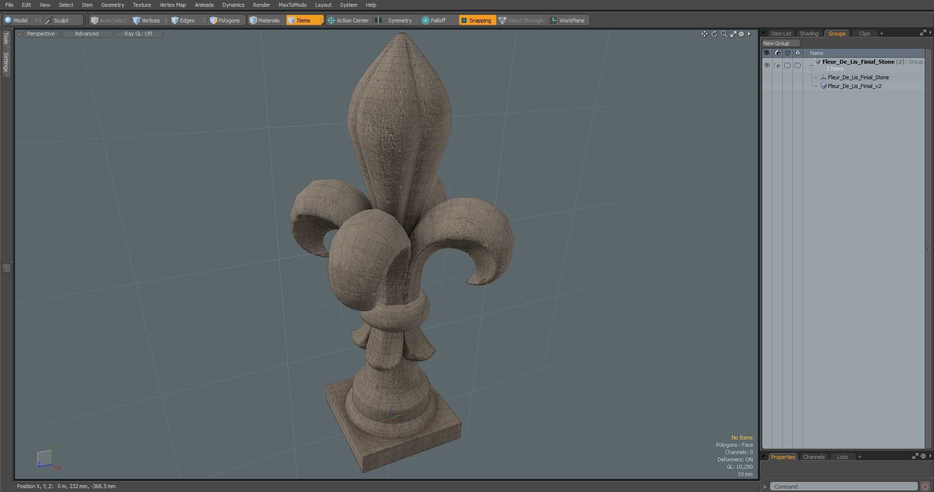 3D Fleur De Lis Finial Stone For 3D Print - TurboSquid 2280264