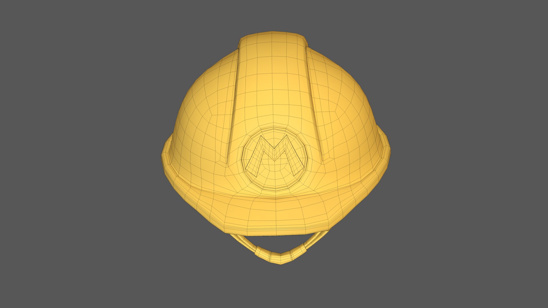 3D Mario Maker Helmet - - TurboSquid 1557369