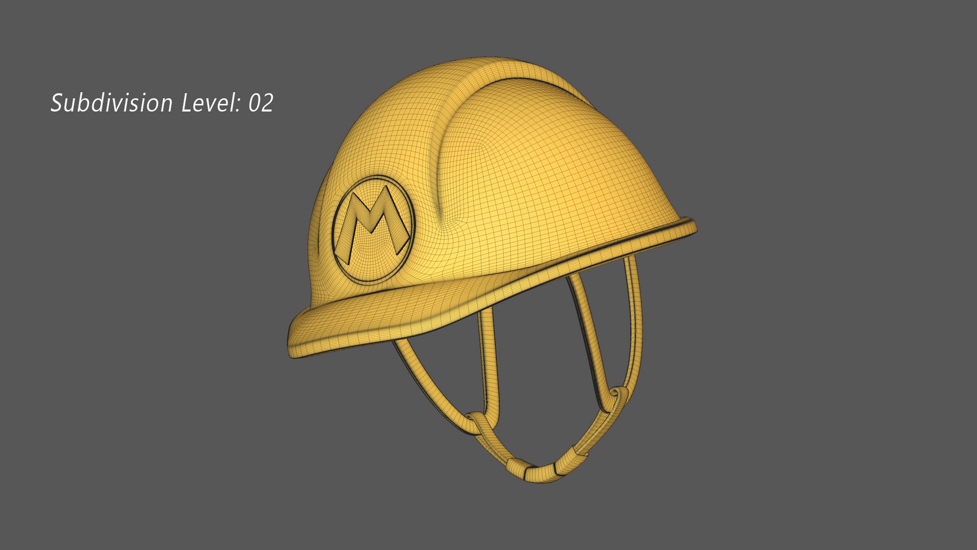 3D Mario Maker Helmet - - TurboSquid 1557369