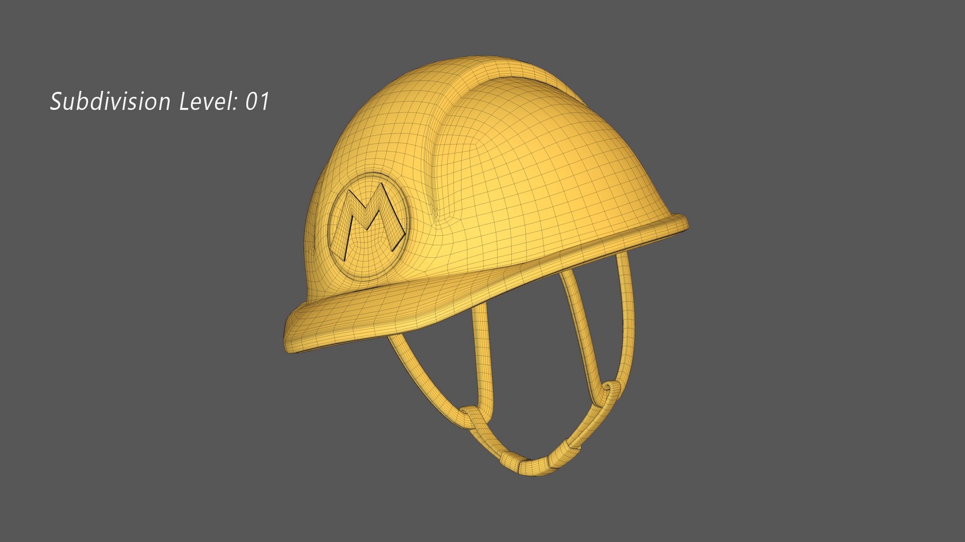 3D Mario Maker Helmet - - TurboSquid 1557369