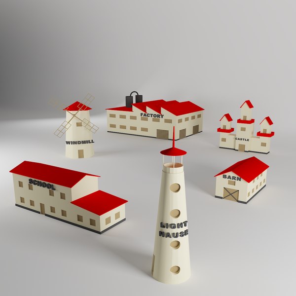 LOW POLY LIGHT HAUSE 3D model - TurboSquid 1948911