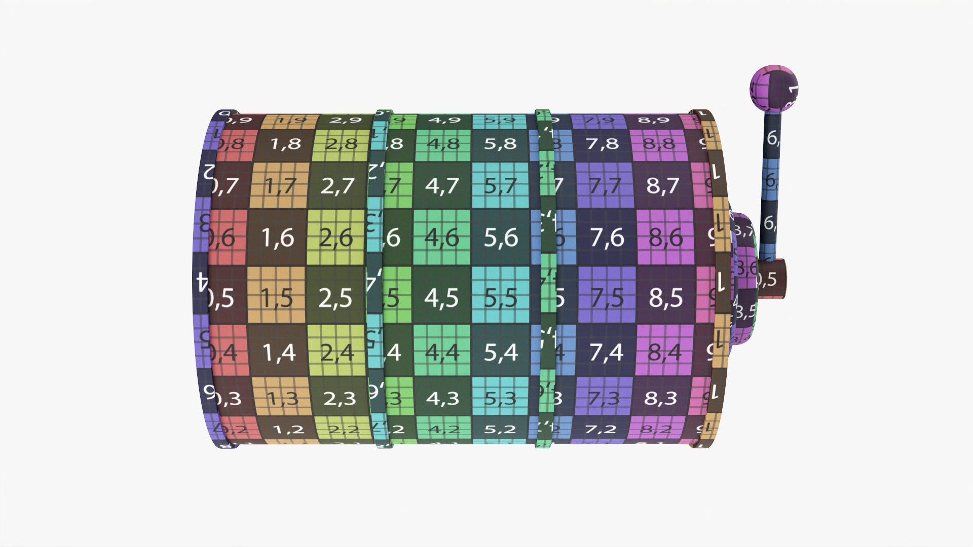 Slot machine reel 3D model - TurboSquid 1760391